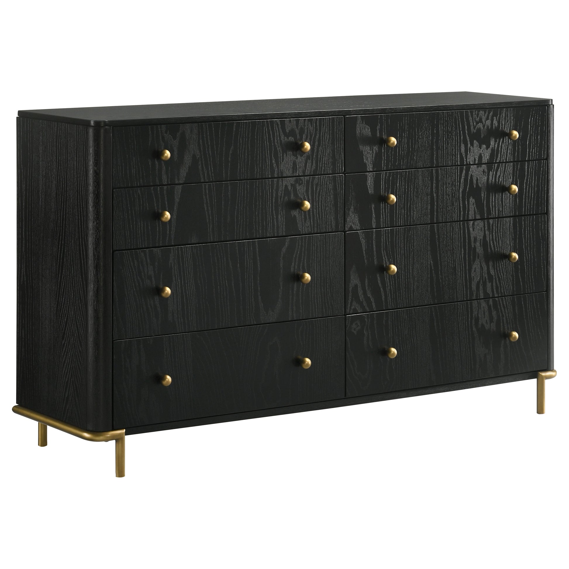 Arini 8 drawer Dresser Black